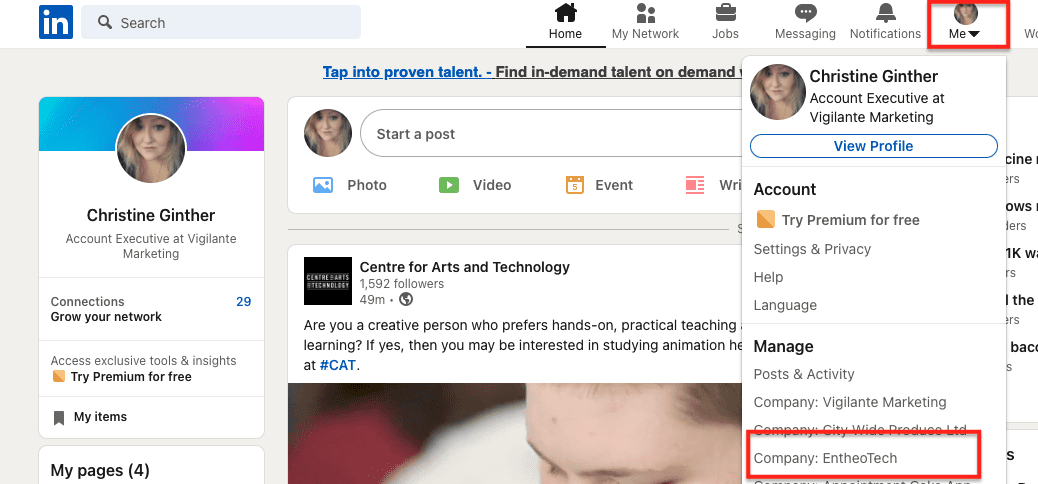 How to Add an Admin to Your LinkedIn Page | Vigilante Marketing