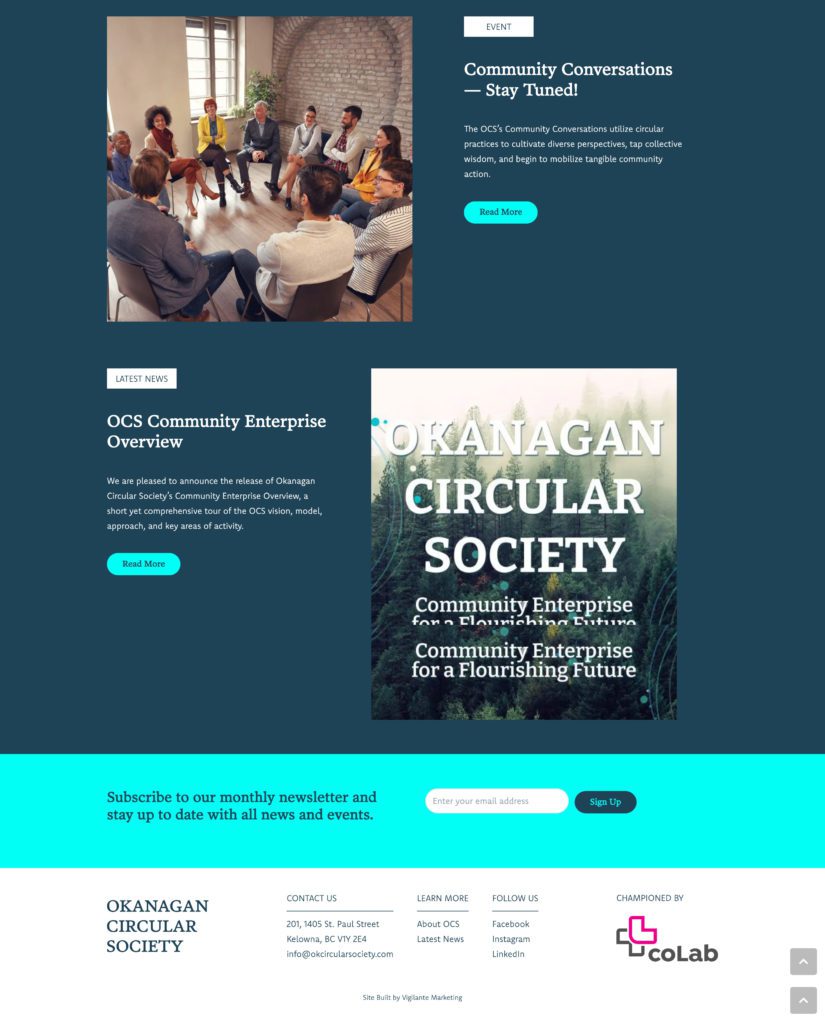 Okanagan Circular Society | Vigilante Marketing