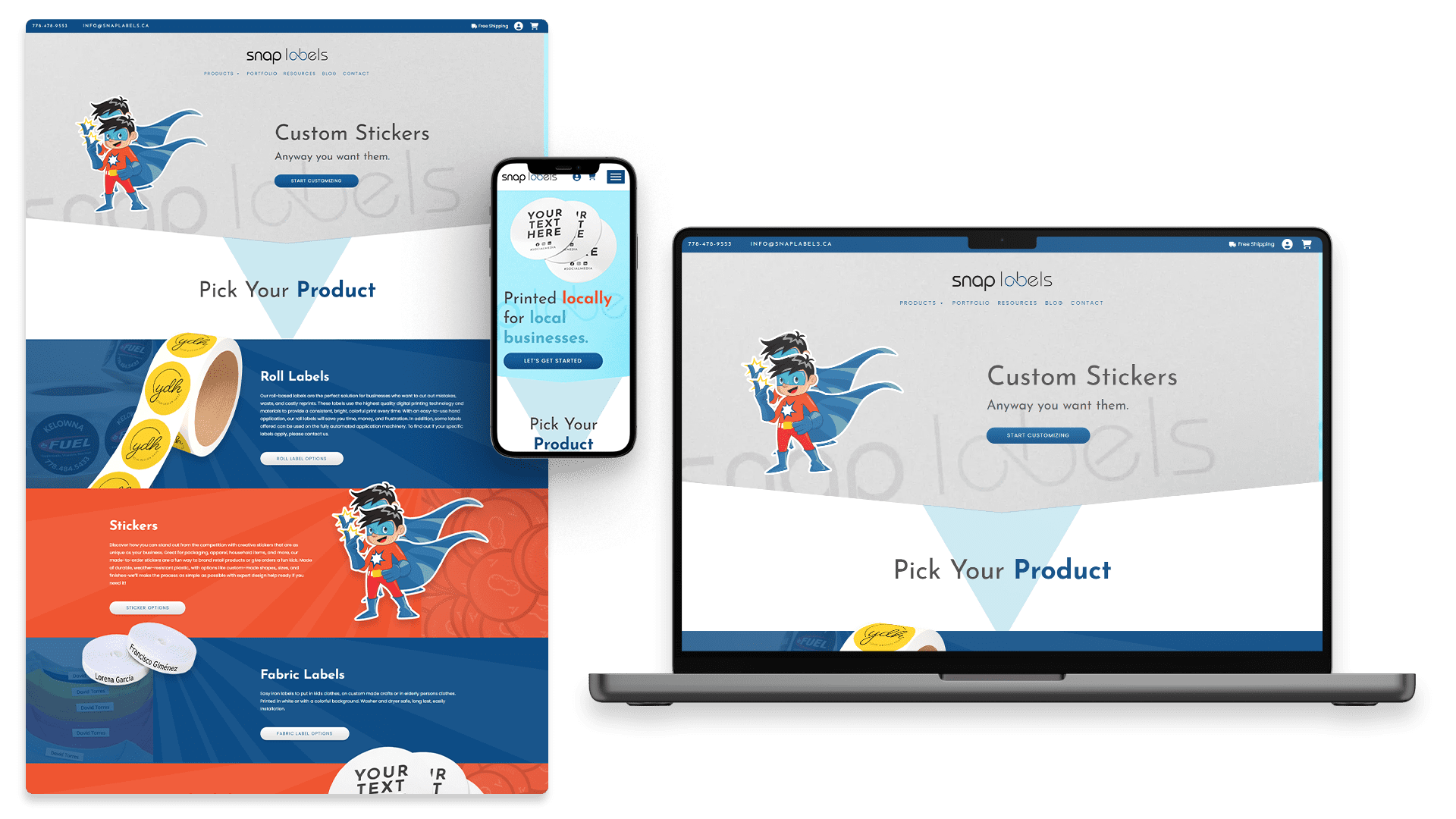 Snap Labels | Portfolio | Vigilante Marketing