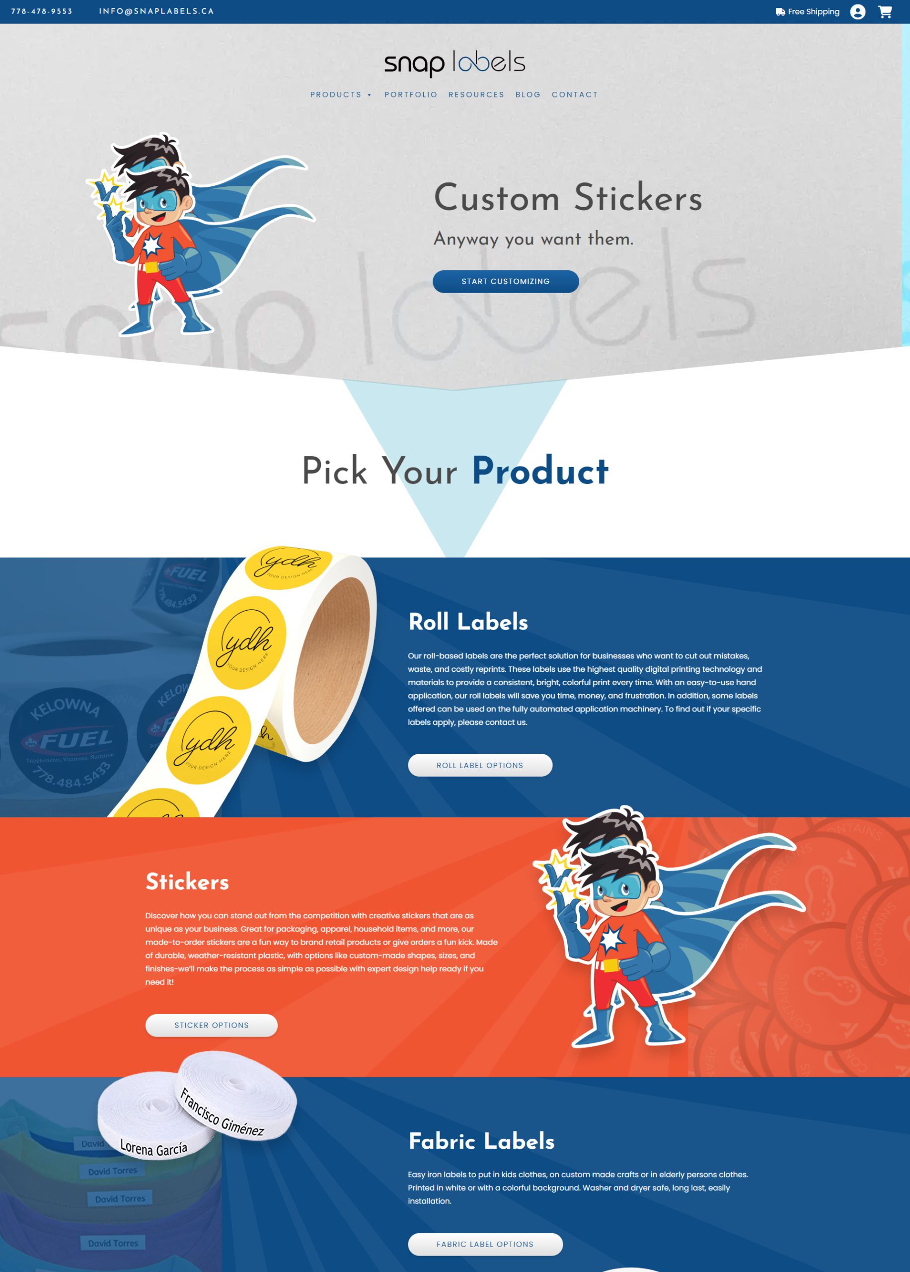 Snap Labels | Portfolio | Vigilante Marketing