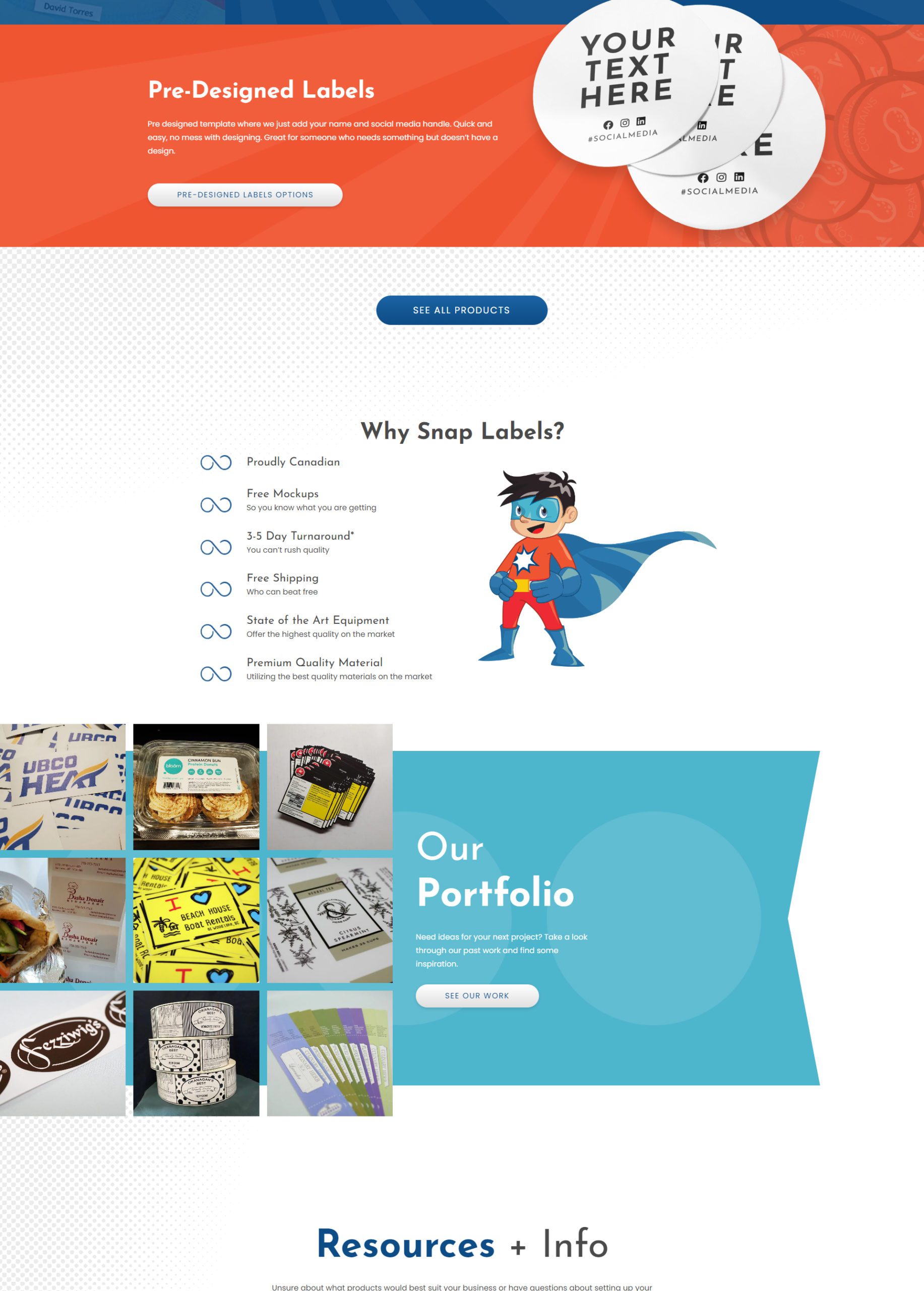 Snap Labels | Portfolio | Vigilante Marketing